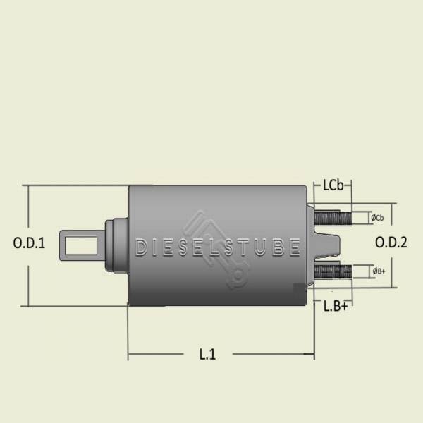Magnetschalter für BOSCH Anlasser 00013590..